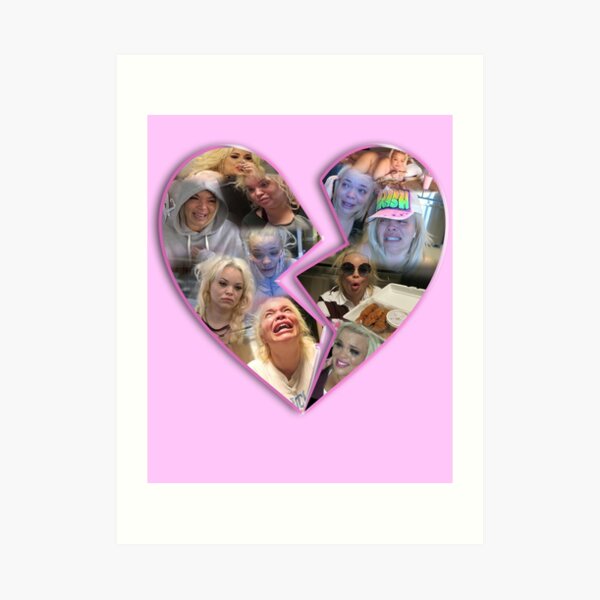 "Trisha Paytas Crying Breakdown Collage" Art Print for Sale by ...