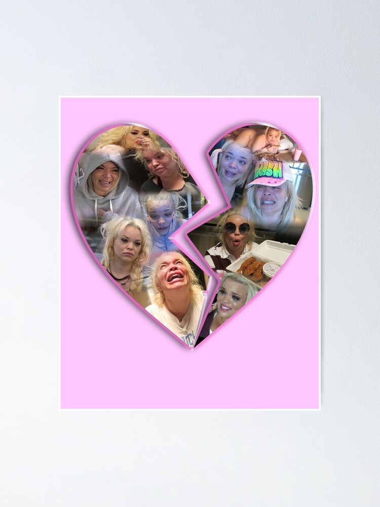 "Trisha Paytas Crying Breakdown Collage" Poster for Sale by Cristian ...