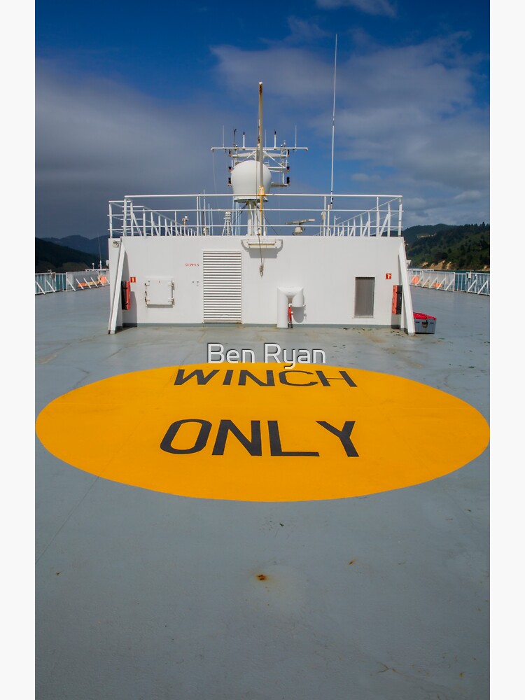 "Winch Only" Sticker by cannboys | Redbubble