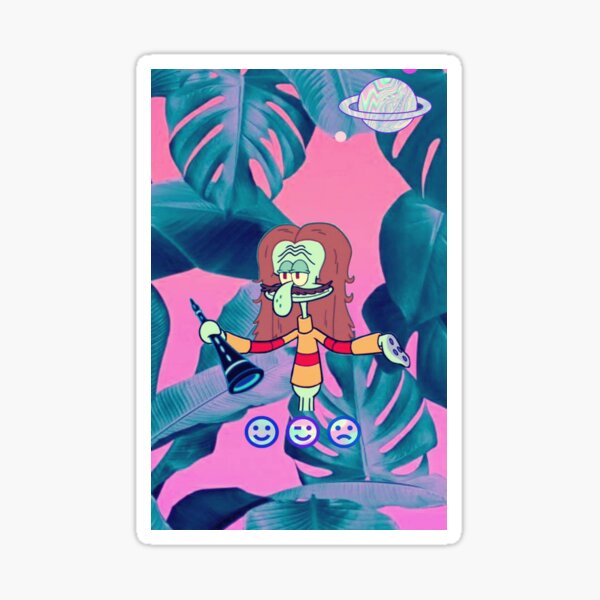 "SpongeBob Squarepants aesthetic | Hippie" Sticker for Sale by Jabelss ...