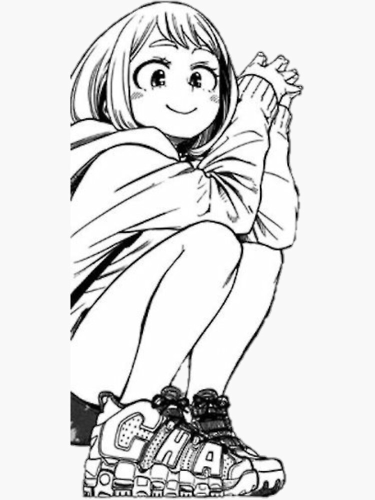 "Boku No Hero Academia Manga Ochaco Uraraka" Sticker for Sale by ...