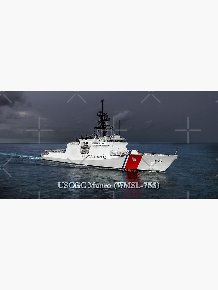 "USCGC Munro (WMSL-755)" Framed Art Print for Sale by FantasySkyArt ...