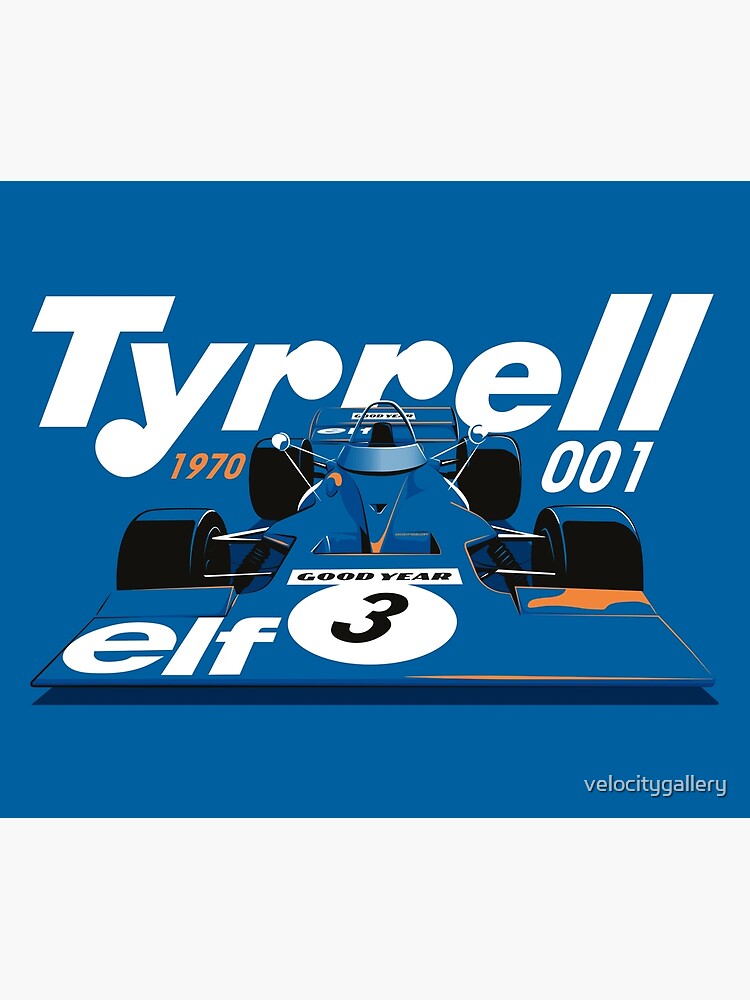 "Tyrrell 001 1970 F1 car" Metal Print for Sale by velocitygallery ...