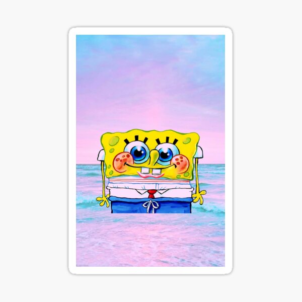 "SpongeBob Squarepants aesthetic | Boy" Sticker by Jabelss | Redbubble