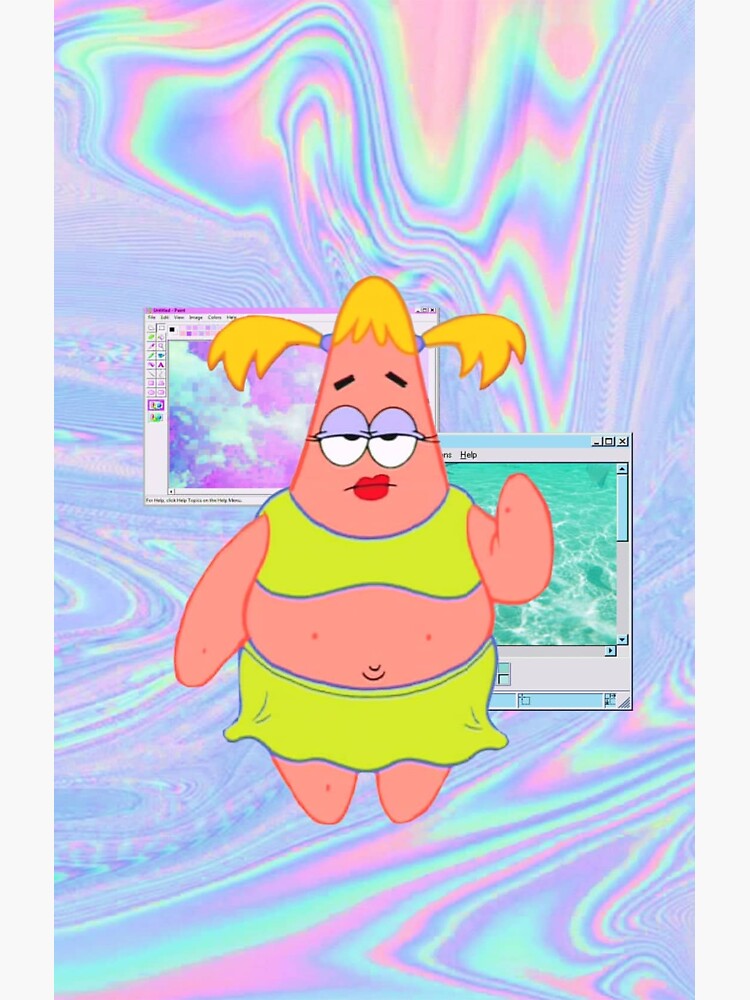"SpongeBob Squarepants aesthetic | Braids" Sticker by Jabelss | Redbubble