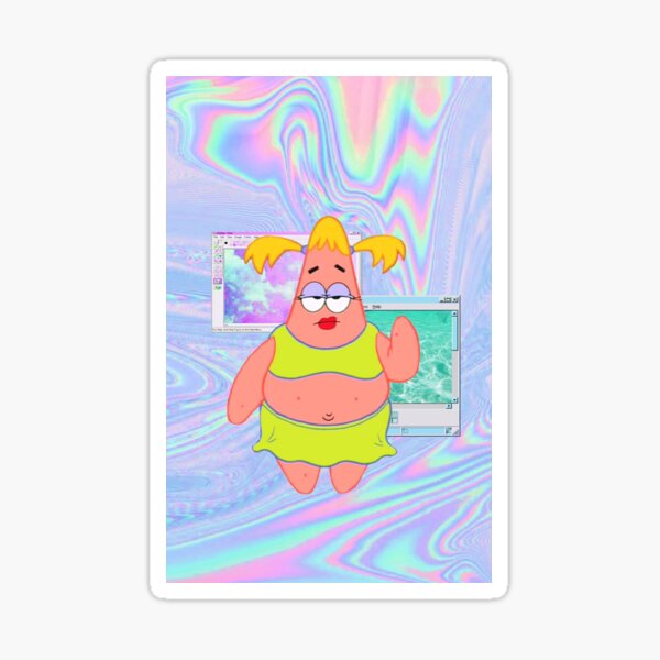 "SpongeBob Squarepants aesthetic | Braids" Sticker by Jabelss | Redbubble