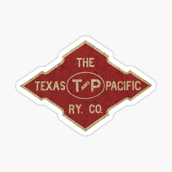 "Texas Pacific Railroad USA" Sticker for Sale by Centuryvault | Redbubble