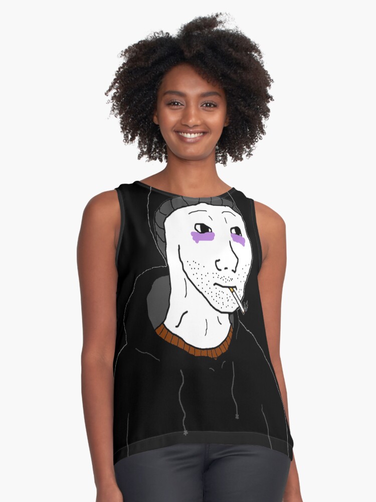 "Doomer Meme Smoking Person" Sticker for Sale by DoomerDesigns | Redbubble