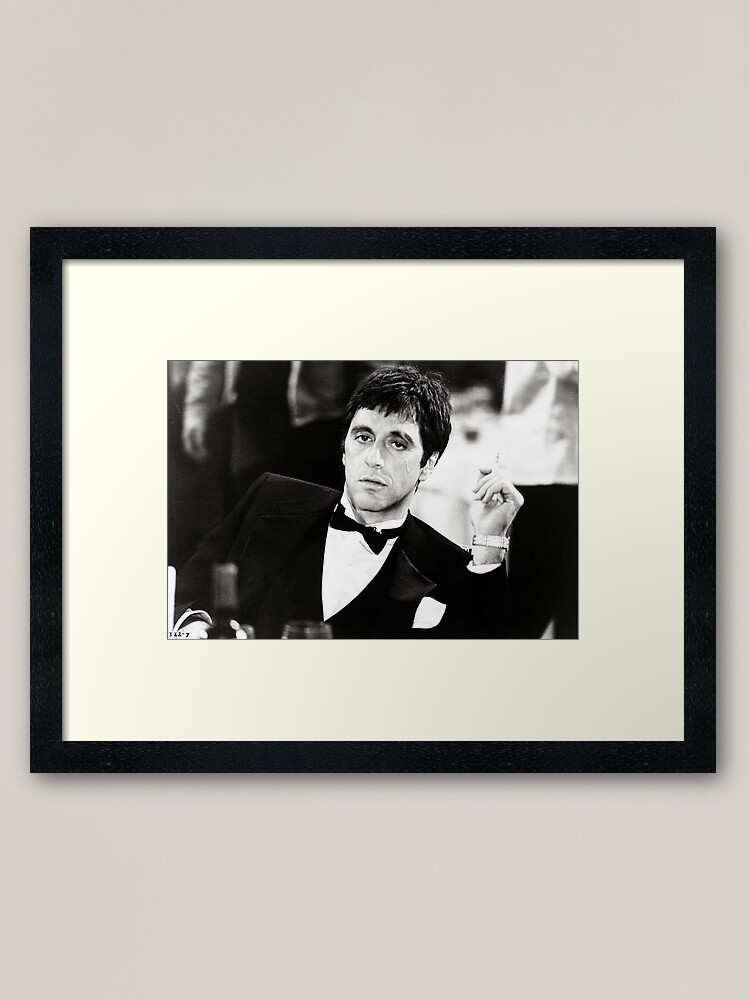 "Scarface" Framed Art Print for Sale by PsychoAnalysis | Redbubble