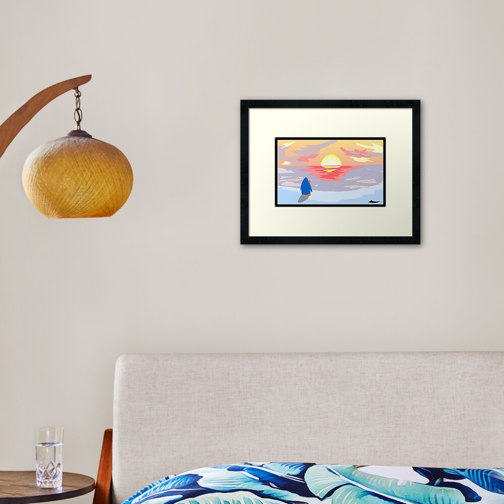 "Club Penguin Sunset Painting" Poster for Sale by Jttyzzle | Redbubble