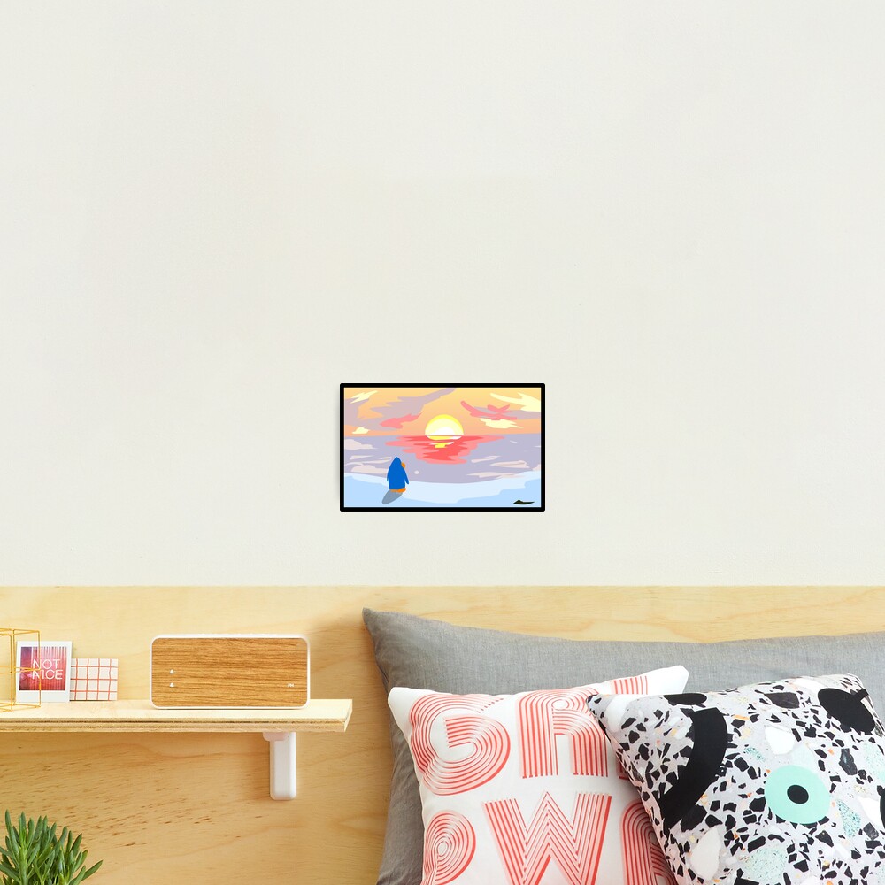 "Club Penguin Sunset Painting" Poster for Sale by Jttyzzle | Redbubble