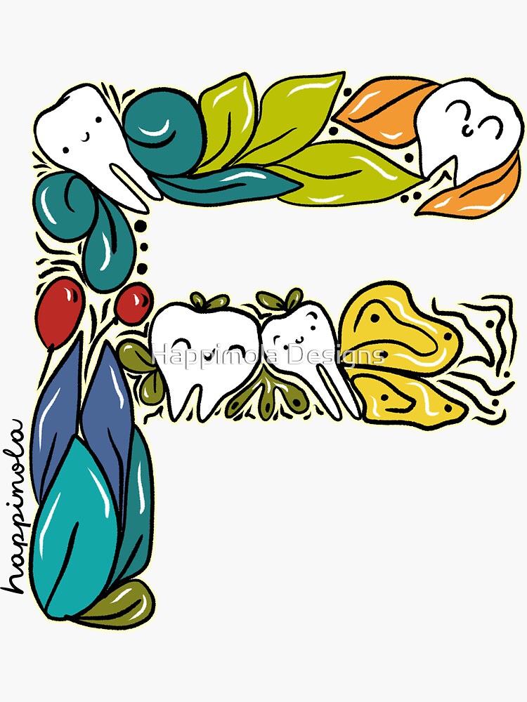 "F" Sticker for Sale by TamaraArauz | Redbubble