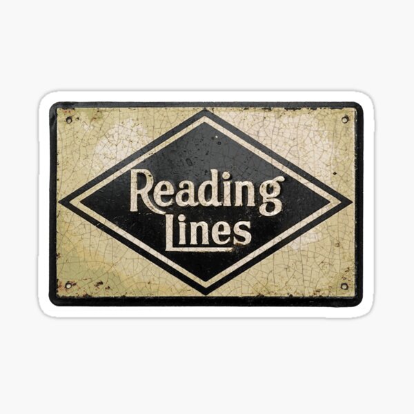 "Reading Lines Railroad" Sticker for Sale by Centuryvault | Redbubble