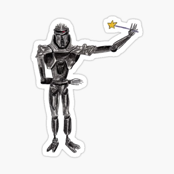 "Cute Cylon with a Wand" Sticker by keyanna | Redbubble