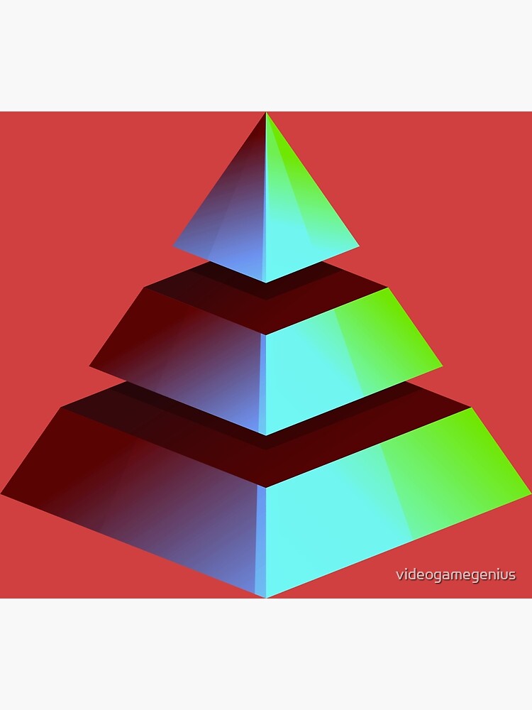 "Green Pyramid" Poster for Sale by videogamegenius | Redbubble