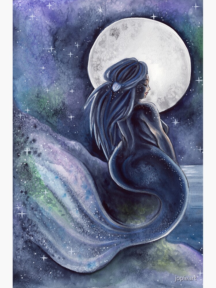 "Lunar Tides" Sticker for Sale by jopieart | Redbubble