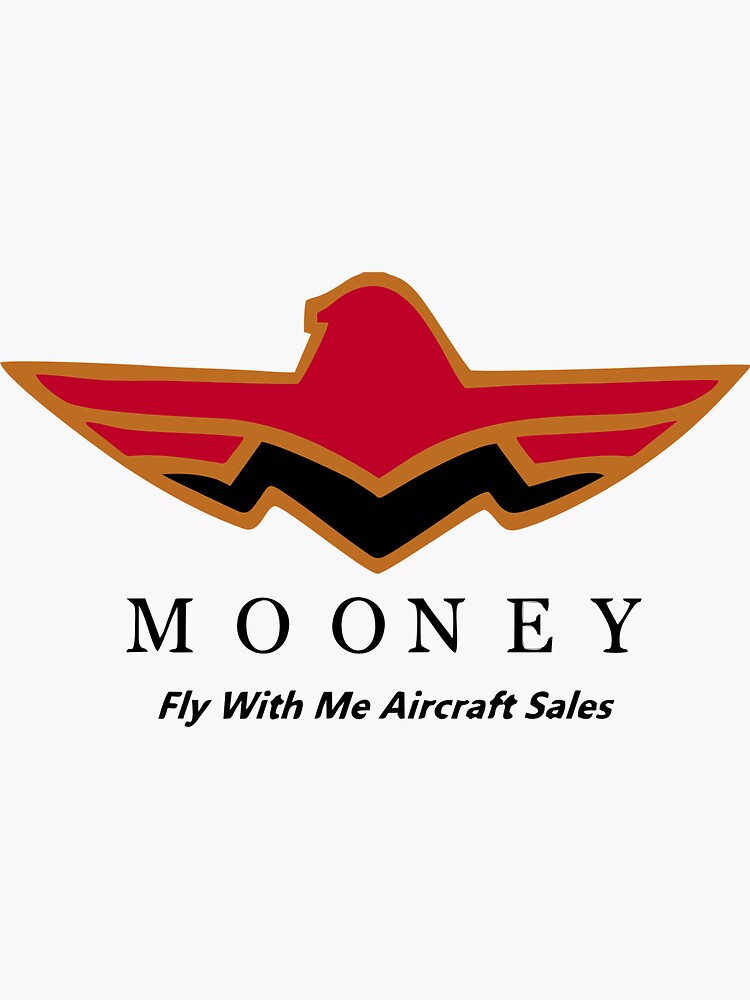"mooney aircraft" Sticker for Sale by cokapmon | Redbubble