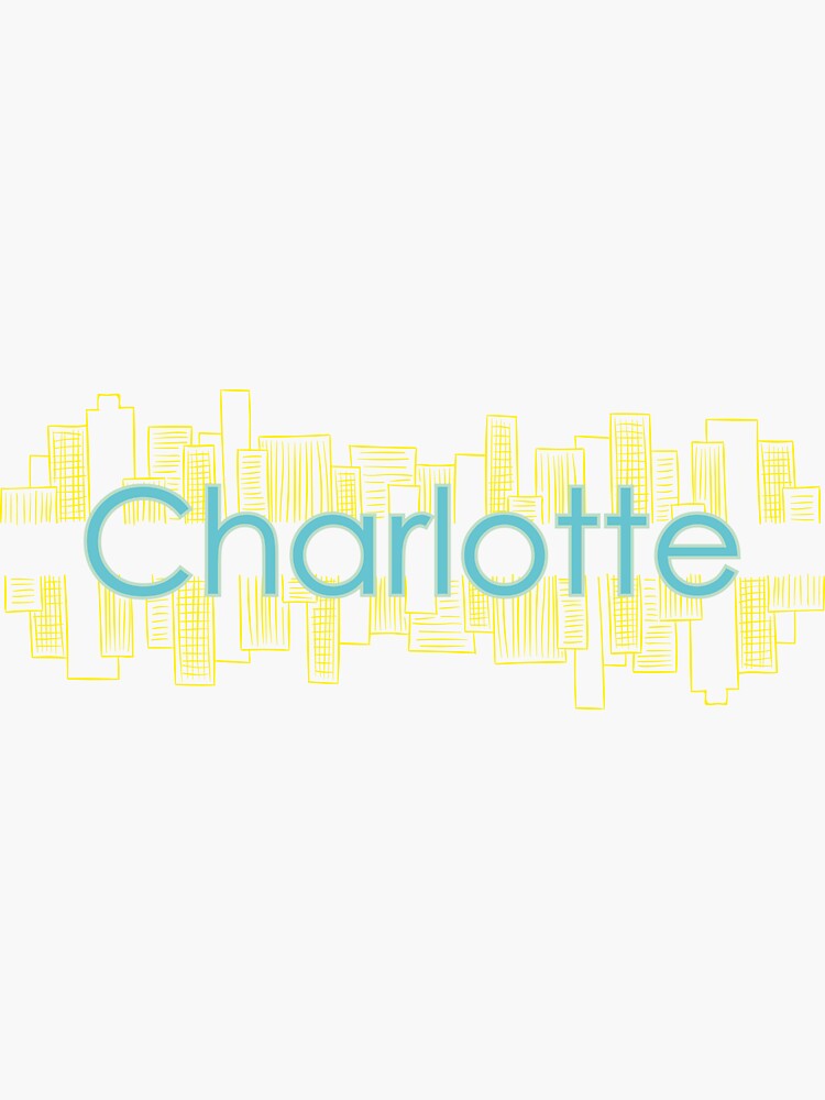 "Charlotte" Sticker for Sale by oleo79 | Redbubble