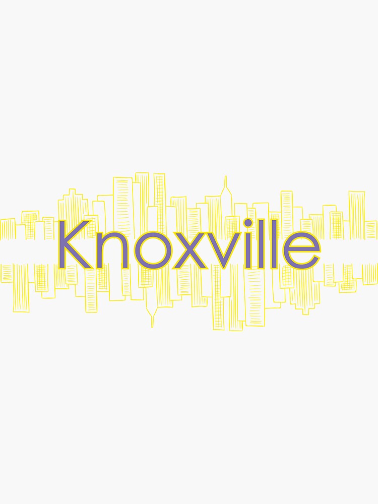 "Knoxville" Sticker for Sale by oleo79 | Redbubble