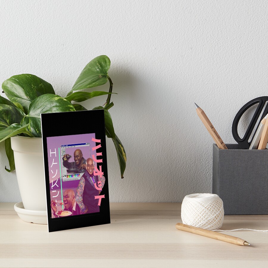 "Ainsley 80s Vaporware Meme Aesthetic Retro " Art Board Print by meme ...