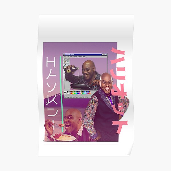 Poster « Ainsley 80s Vaporware Meme Aesthetic Retro », par meme-dreamer ...