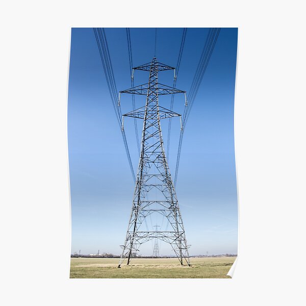 "Pylon" Poster by JimStokes | Redbubble