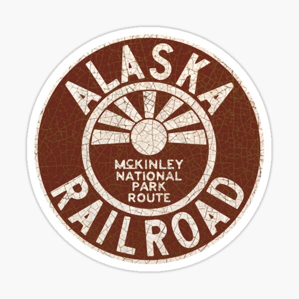 "Alaska Railroad" Sticker for Sale by Centuryvault | Redbubble