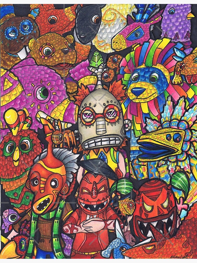 "Viva pinata" Poster by Bettypico | Redbubble