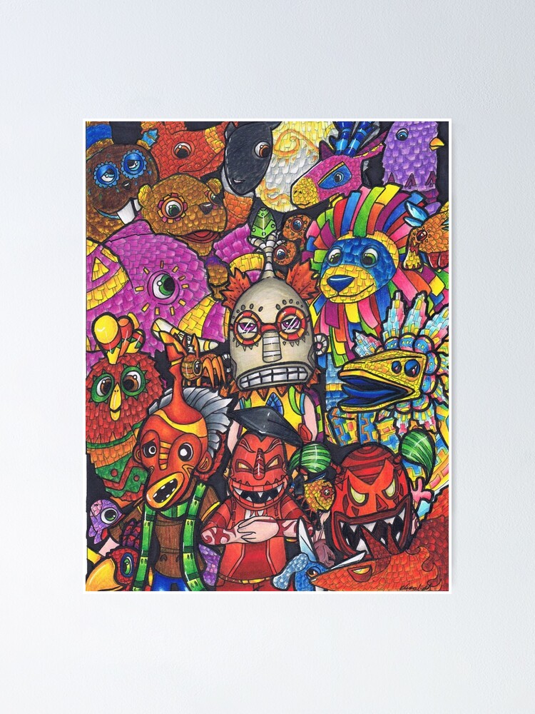 "Viva pinata" Poster by Bettypico | Redbubble