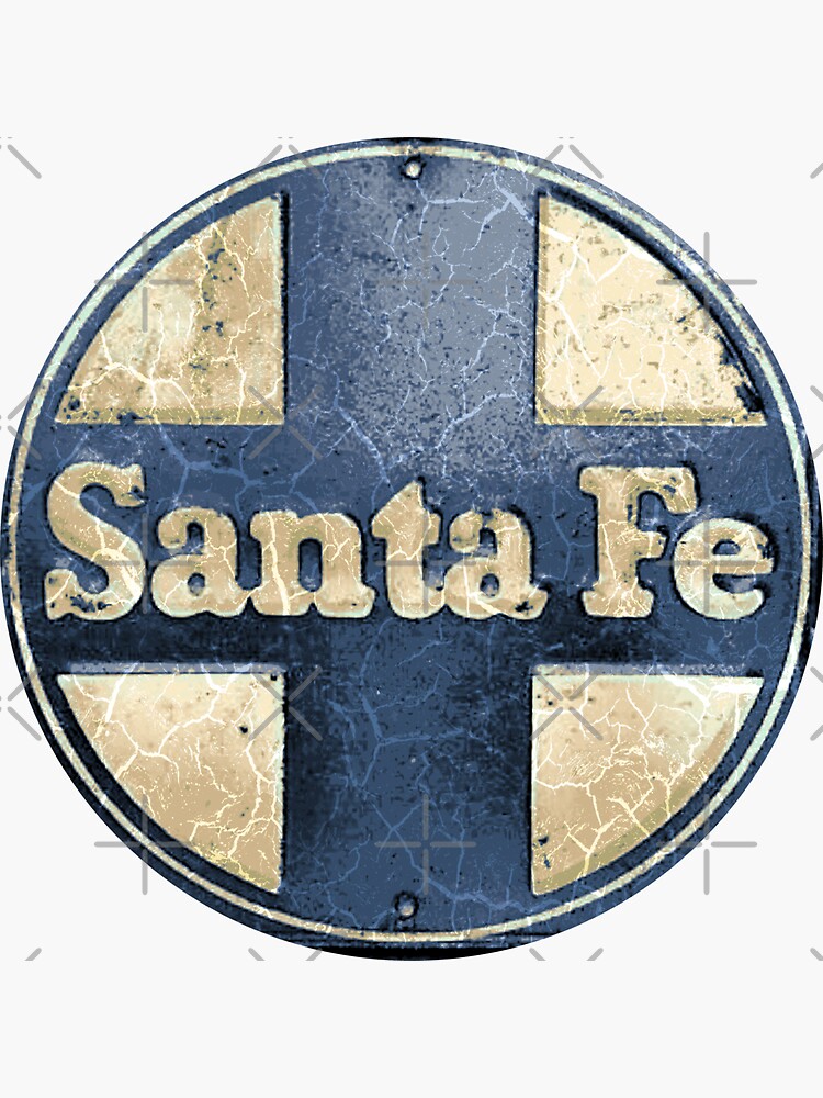 "Santa Fe" Sticker for Sale by Centuryvault | Redbubble