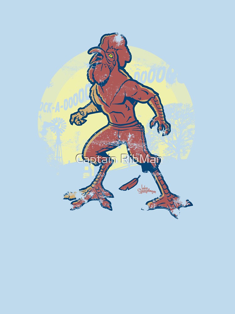 "WereRooster" Essential T-Shirt for Sale by Captain RibMan | Redbubble