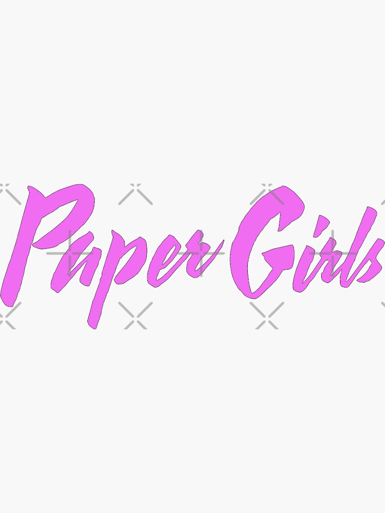 "Paper Girls" Sticker by symbolized | Redbubble