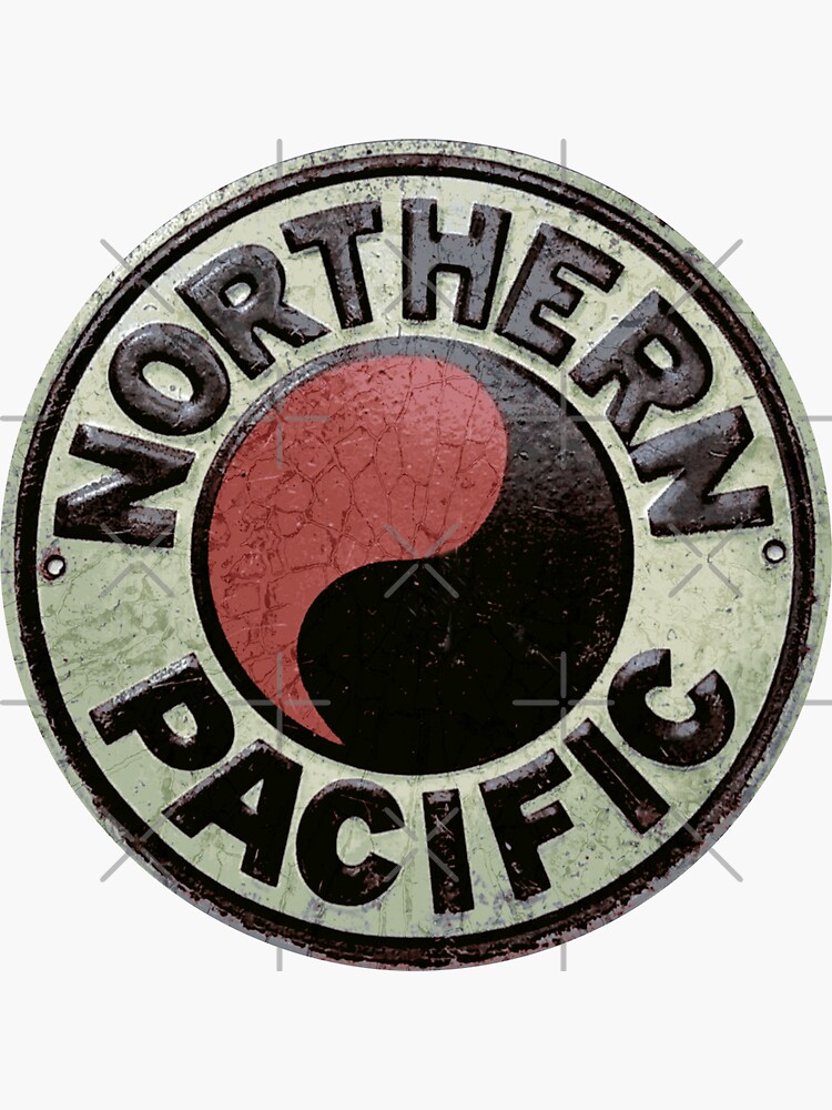 "Northern Pacific Railroad" Sticker for Sale by Centuryvault | Redbubble