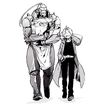 "Full Metal Alchemist Edward and Alphonse" Poster by GzShop | Redbubble