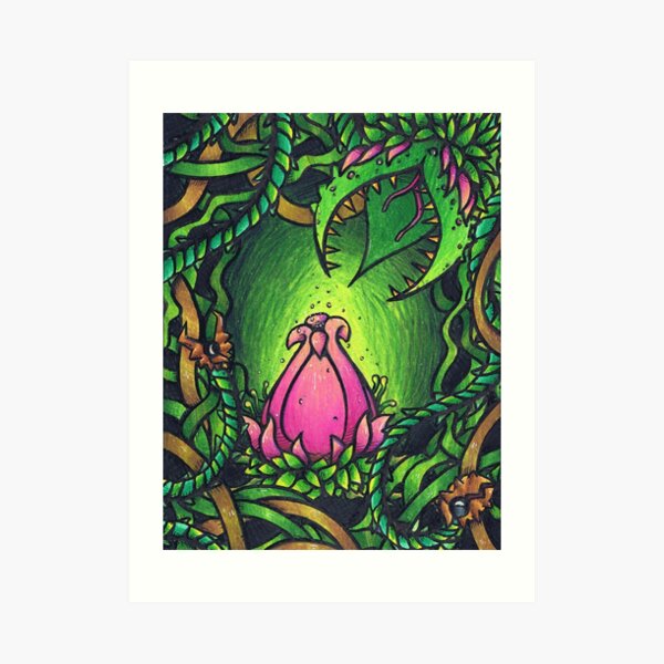 "Terraria- Plantera" Art Print for Sale by Bettypico | Redbubble