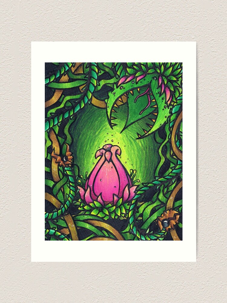 "Terraria- Plantera" Art Print for Sale by Bettypico | Redbubble