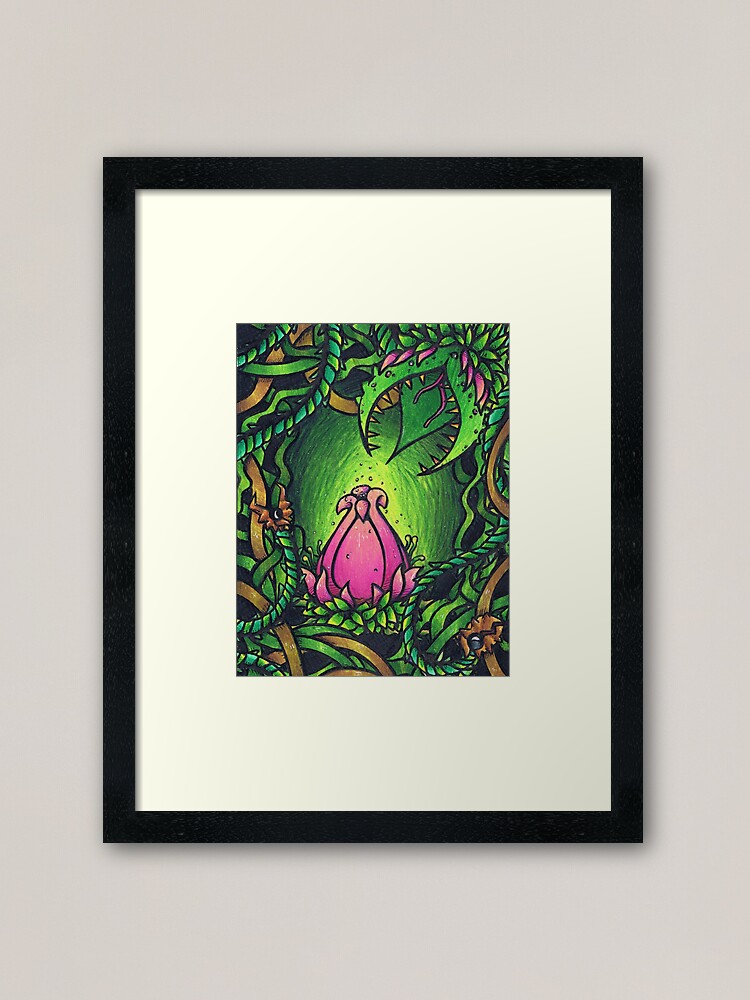 "Terraria- Plantera" Framed Art Print by Bettypico | Redbubble