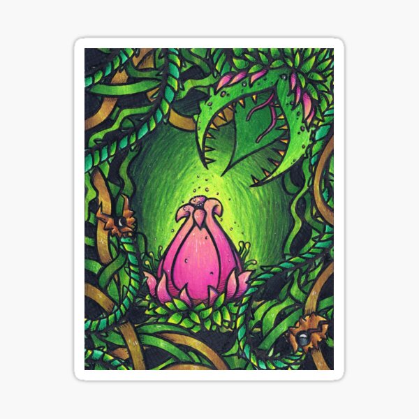 "Terraria- Plantera" Sticker for Sale by Bettypico | Redbubble