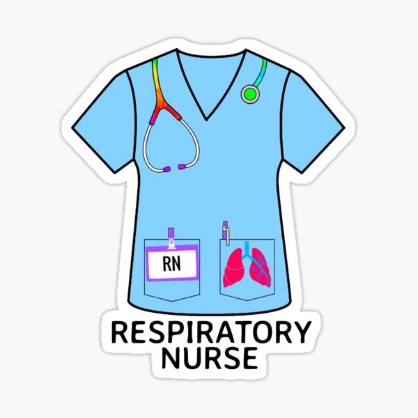 "Respiratory Nurse " Sticker by BethLeo | Redbubble