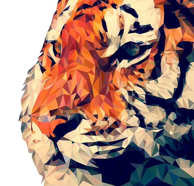 "Tiger 3D Design" by Brigianna | Redbubble