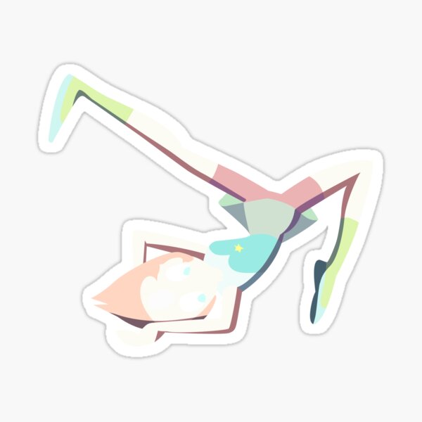 "Pearl - Awkward Wrestling Pose" Sticker by SmirkingDesigns | Redbubble