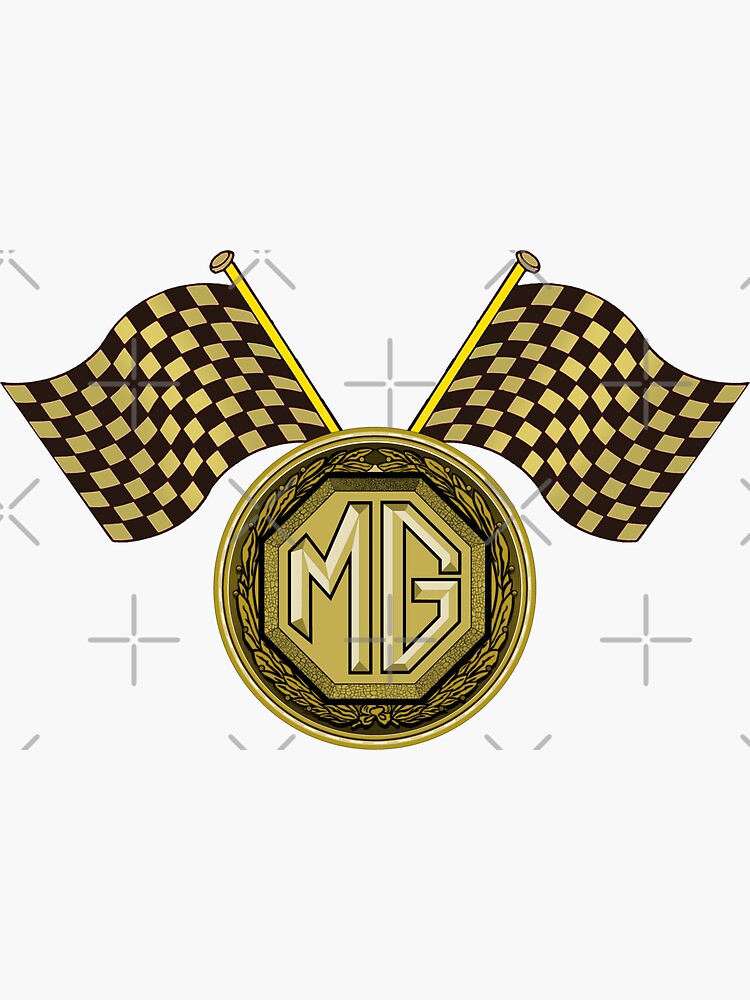 "MG Cars England" Sticker by Centuryvault | Redbubble
