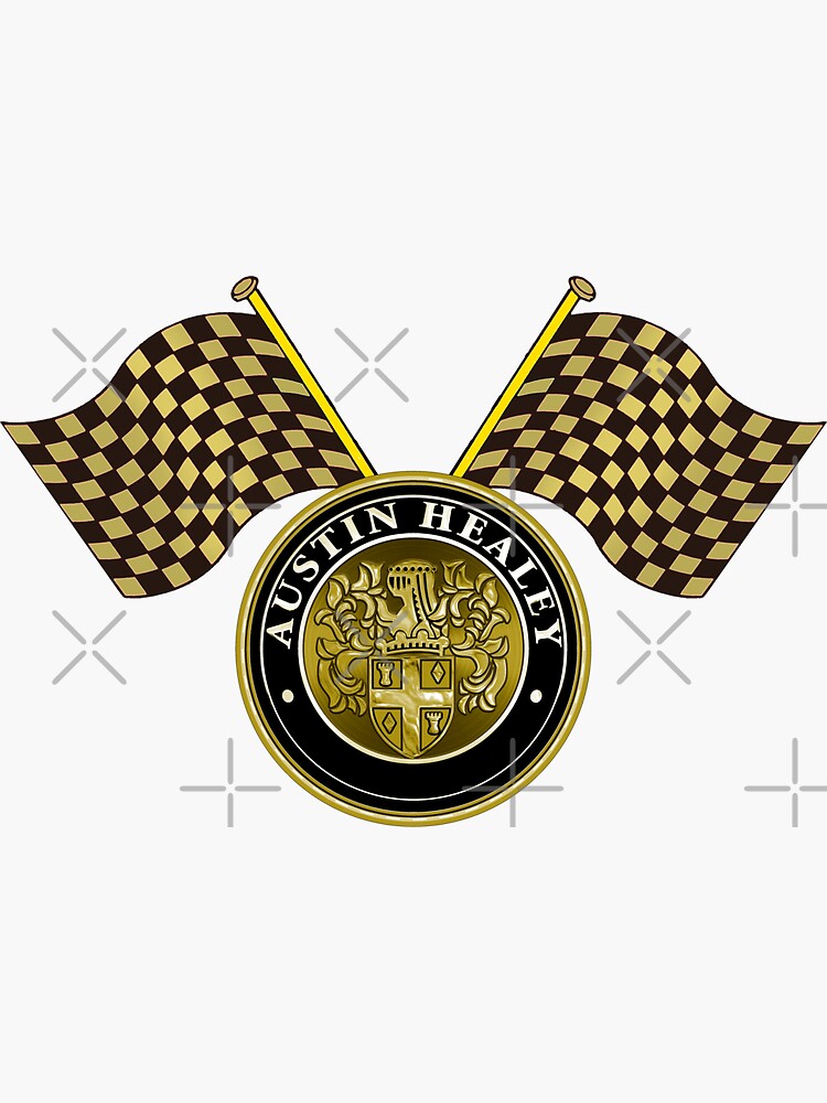 "Austin Healey Cars England" Sticker for Sale by Centuryvault | Redbubble
