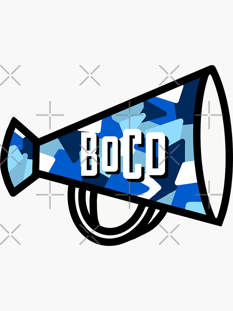 "BoCo Megaphone" Sticker by laurenplattman | Redbubble