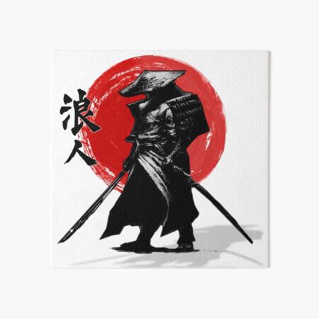 "Ronin Samurai" Art Board Print for Sale by artoftheronin | Redbubble