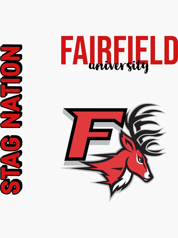 "Fairfield University" Sticker for Sale by graceodesigns | Redbubble