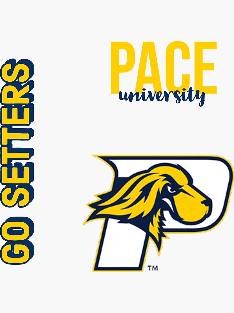 "Pace University" Sticker for Sale by graceodesigns | Redbubble