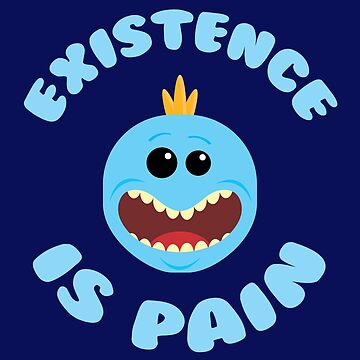 "Existence is Pain" Spiral Notebook for Sale by tdjorgensen | Redbubble