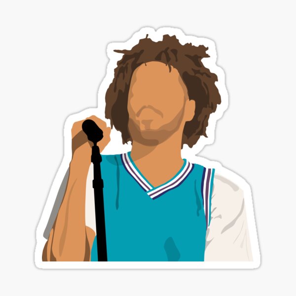 "J Cole" Sticker for Sale by meezyye | Redbubble