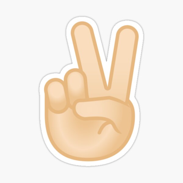 "Peace Emoji" Sticker by videogamegenius | Redbubble
